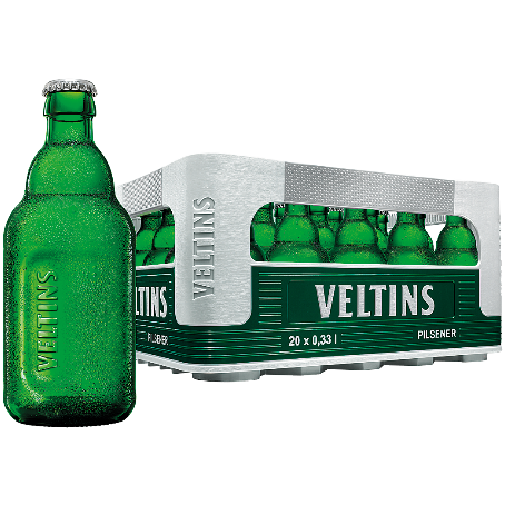 Veltins Pils Steini Relief | Tines Getränke Kurier Hamburg