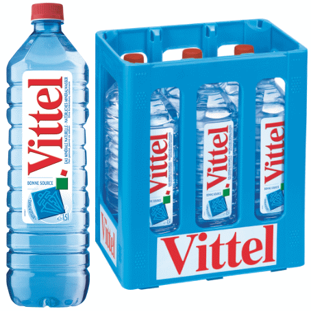 Vittel 6/1,5 Ltr. PETc | Tines Getränke Kurier Hamburg